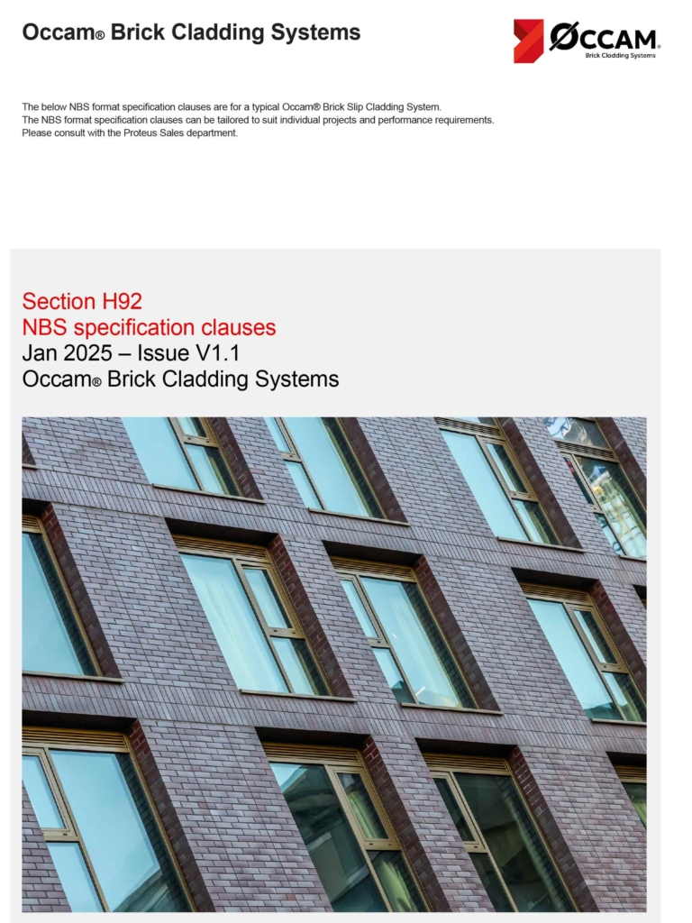 Brick Slip Cladding System | Occam
